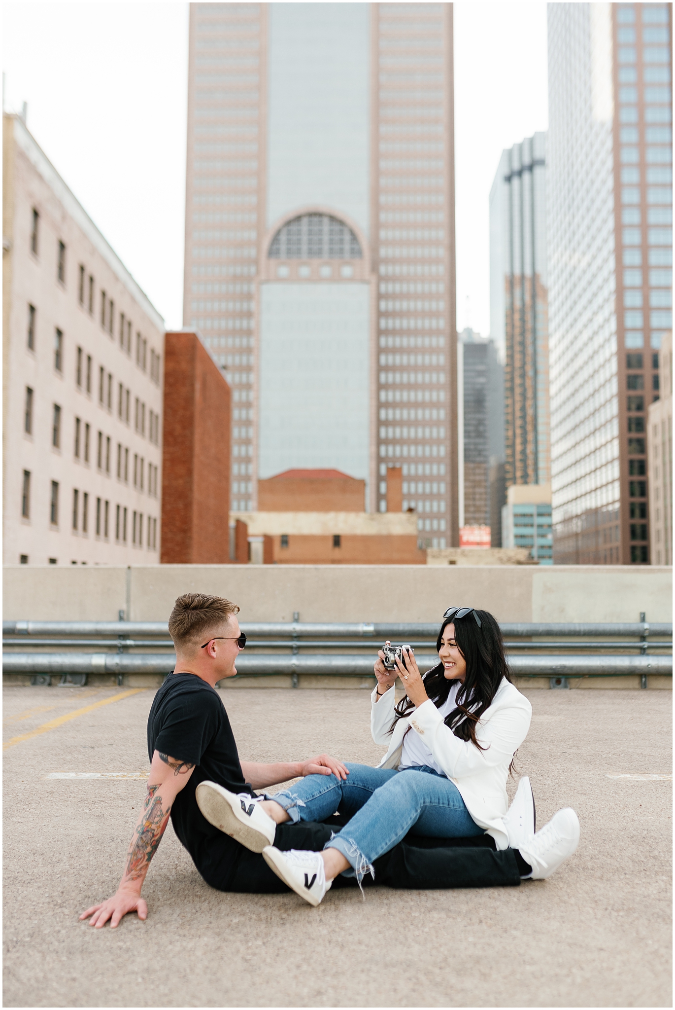 Downtown Dallas Engagement Session