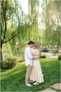 Garden Engagement Session at The Willows Event Center