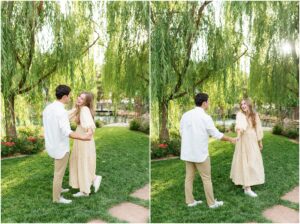 Garden Engagement Session at The Willows Event Center
