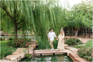 Garden Engagement Session at The Willows Event Center