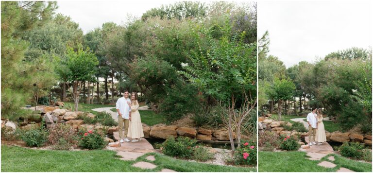Garden Engagement Session at The Willows Event Center
