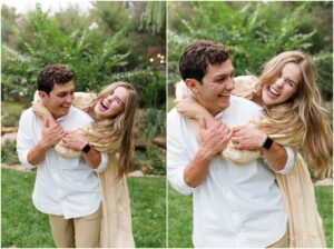 Garden Engagement Session at The Willows Event Center