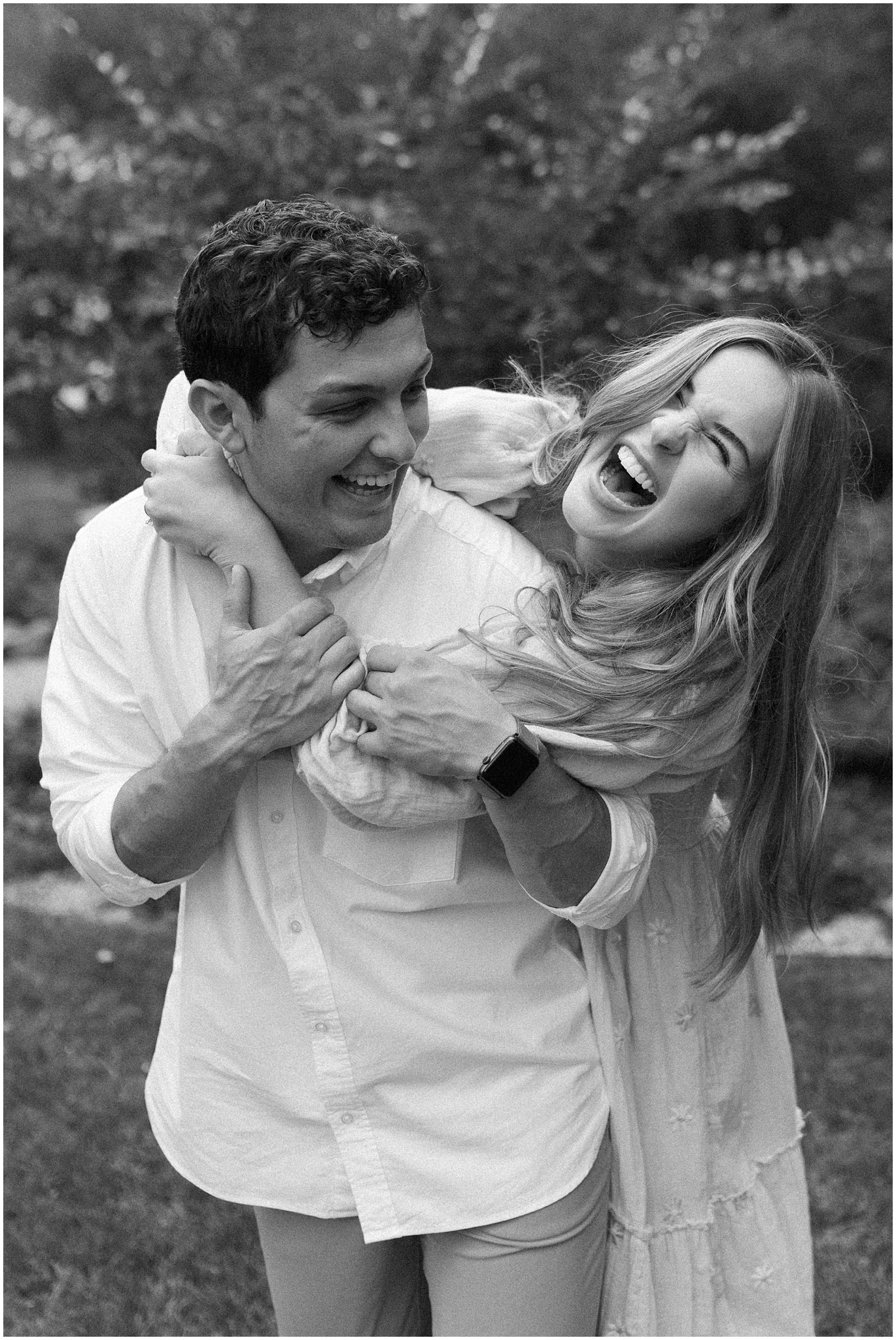 Garden Engagement Session at The Willows Event Center