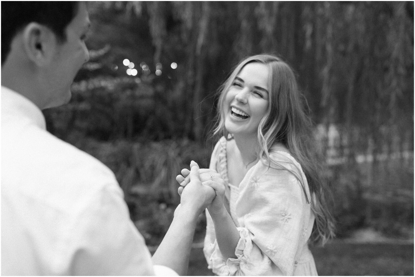 Garden Engagement Session at The Willows Event Center