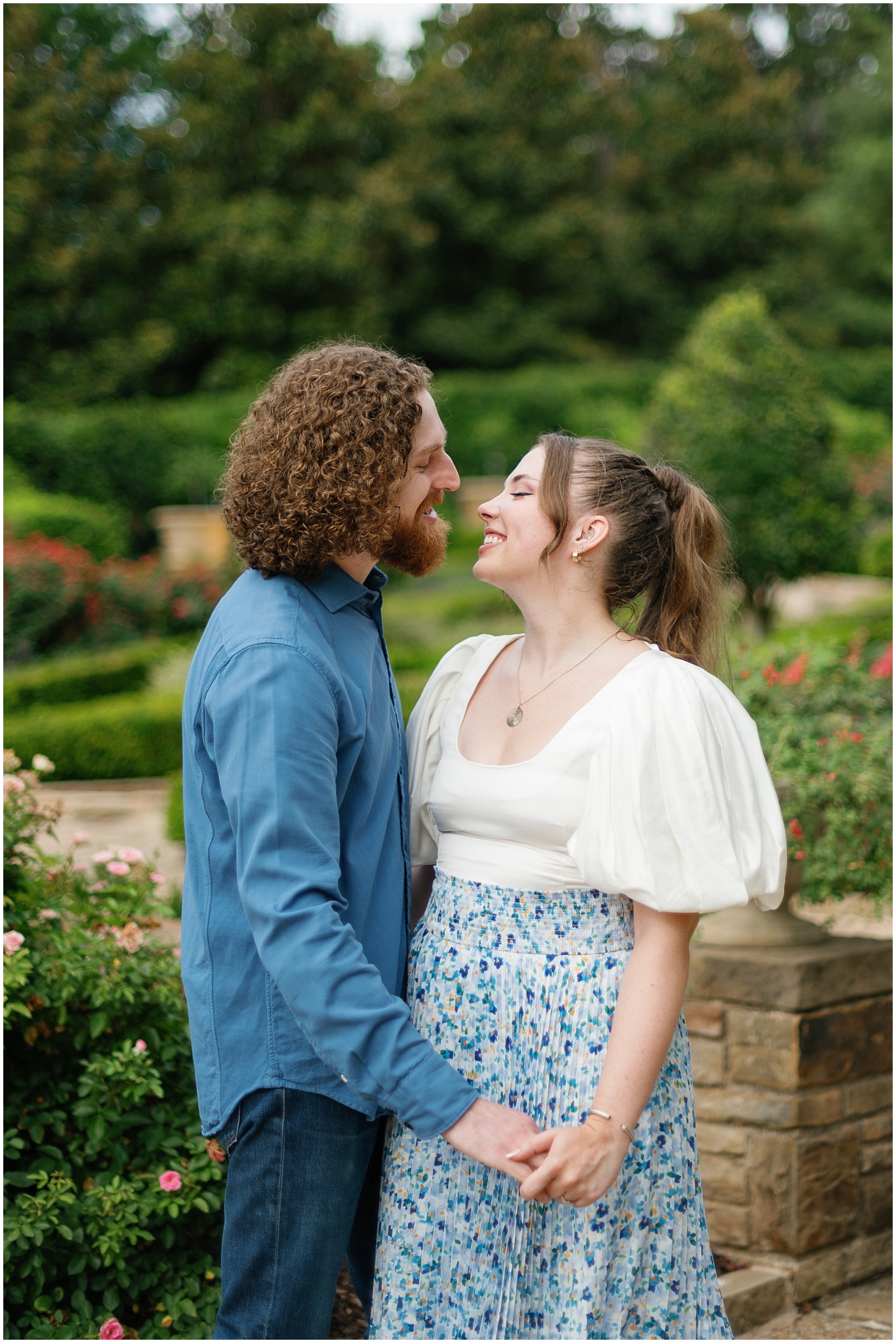 Engagement Session at the Fort Worth Botanic Garden